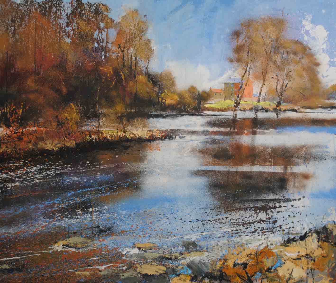 Tanfield Mill | David Stead, Yorkshire Artist