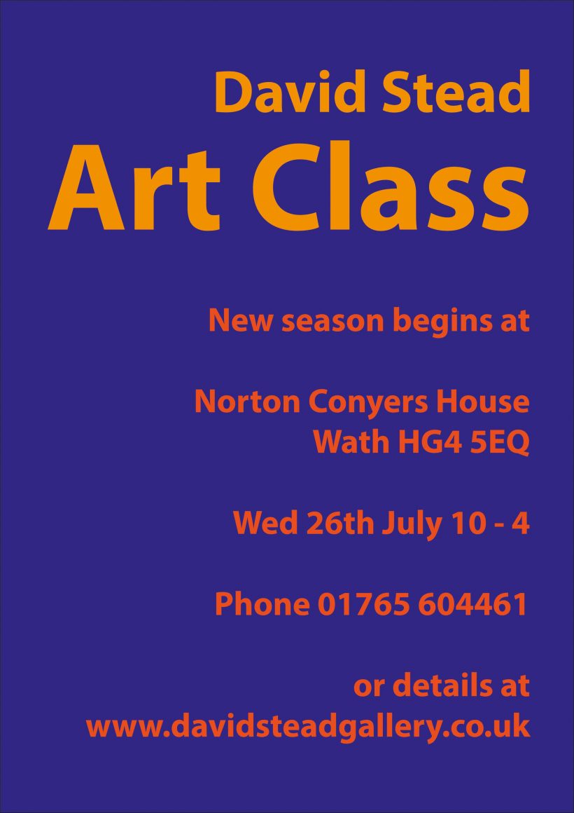 Summer Classes | David Stead, Yorkshire Artist