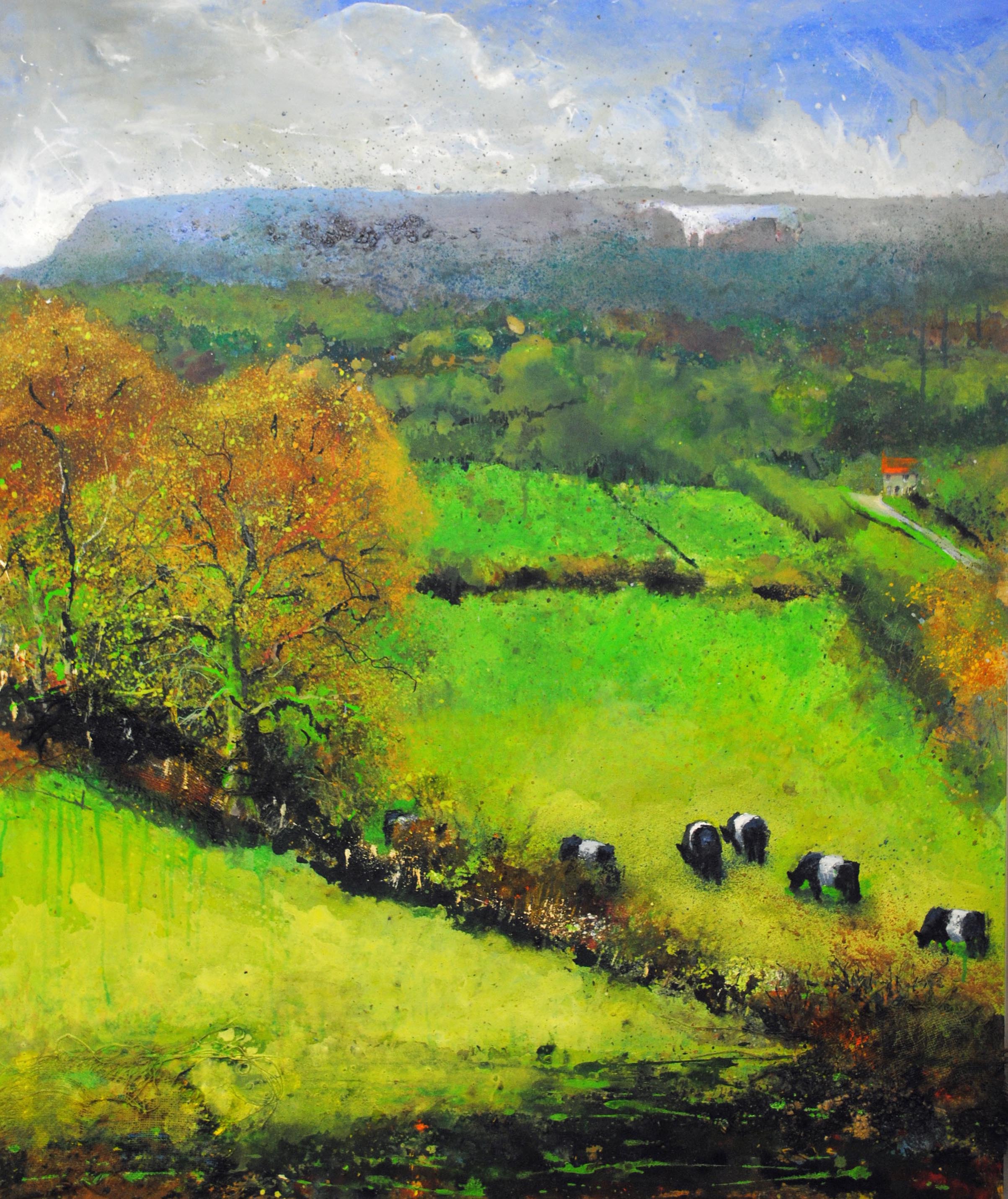 White Horse and Belties – David Stead, Yorkshire Artist