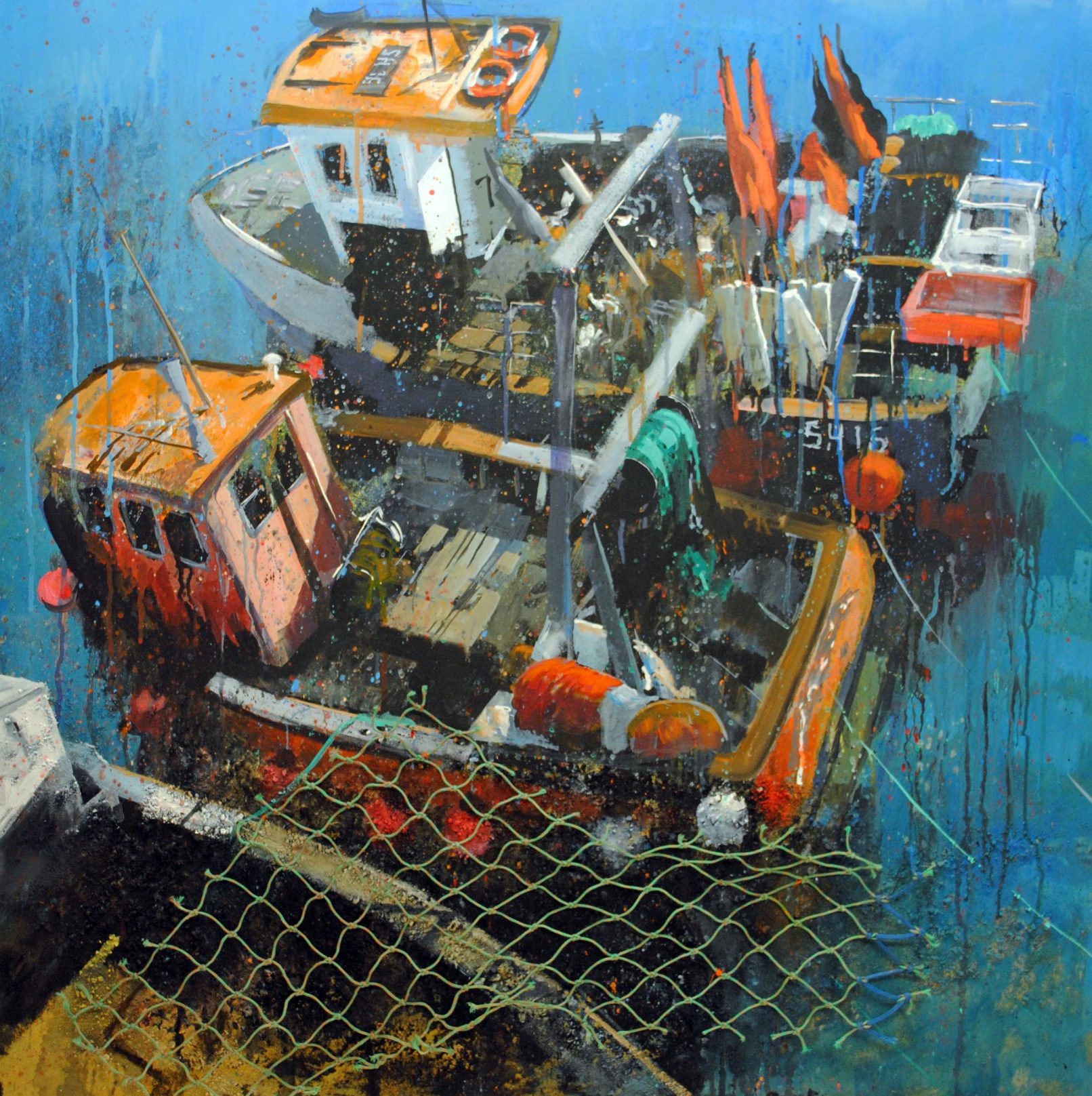 Paintings Of Boats | David Stead, Yorkshire Artist