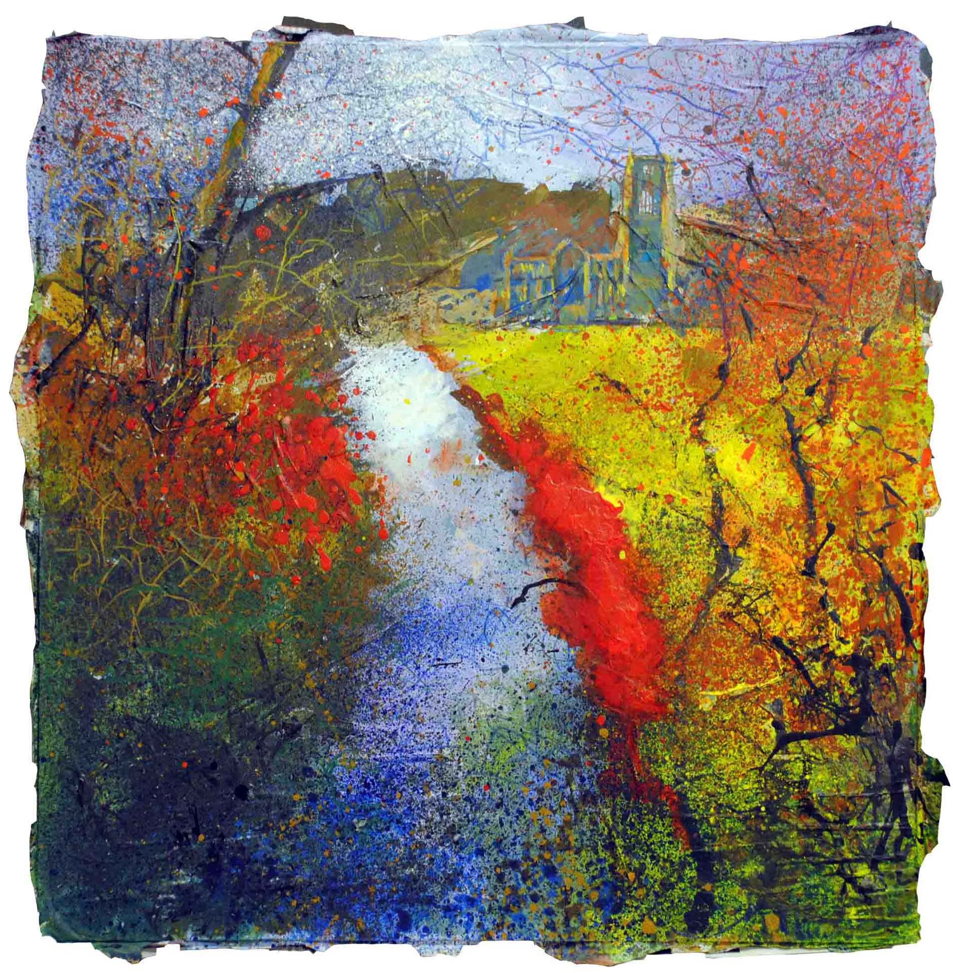 Fountains Autumn | David Stead, Yorkshire Artist