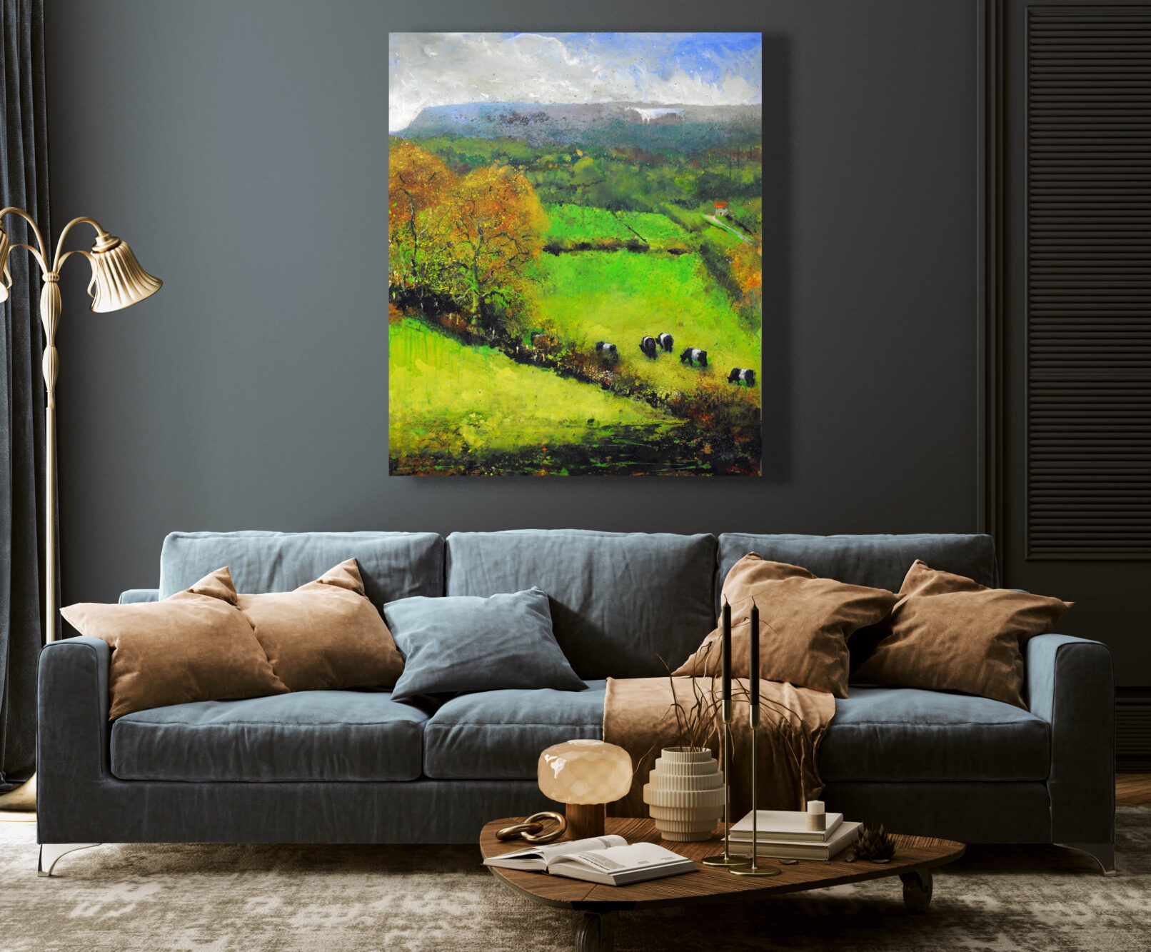 White Horse And Belties | David Stead, Yorkshire Artist