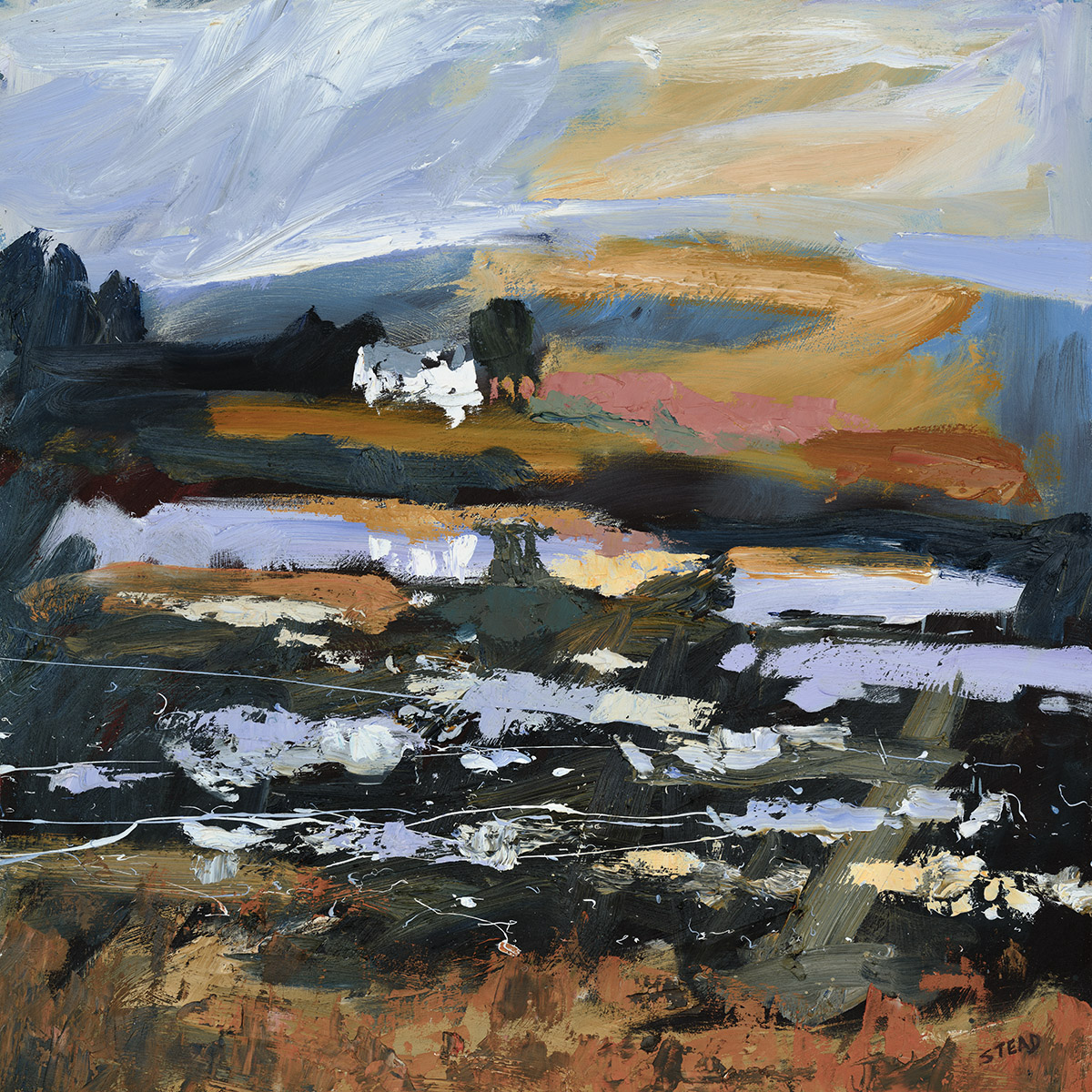 The White House Of Aros | David Stead, Yorkshire Artist