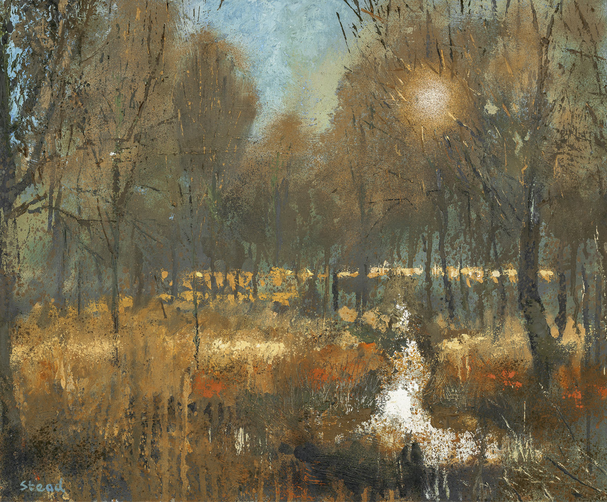 Evening Willows | David Stead, Yorkshire Artist