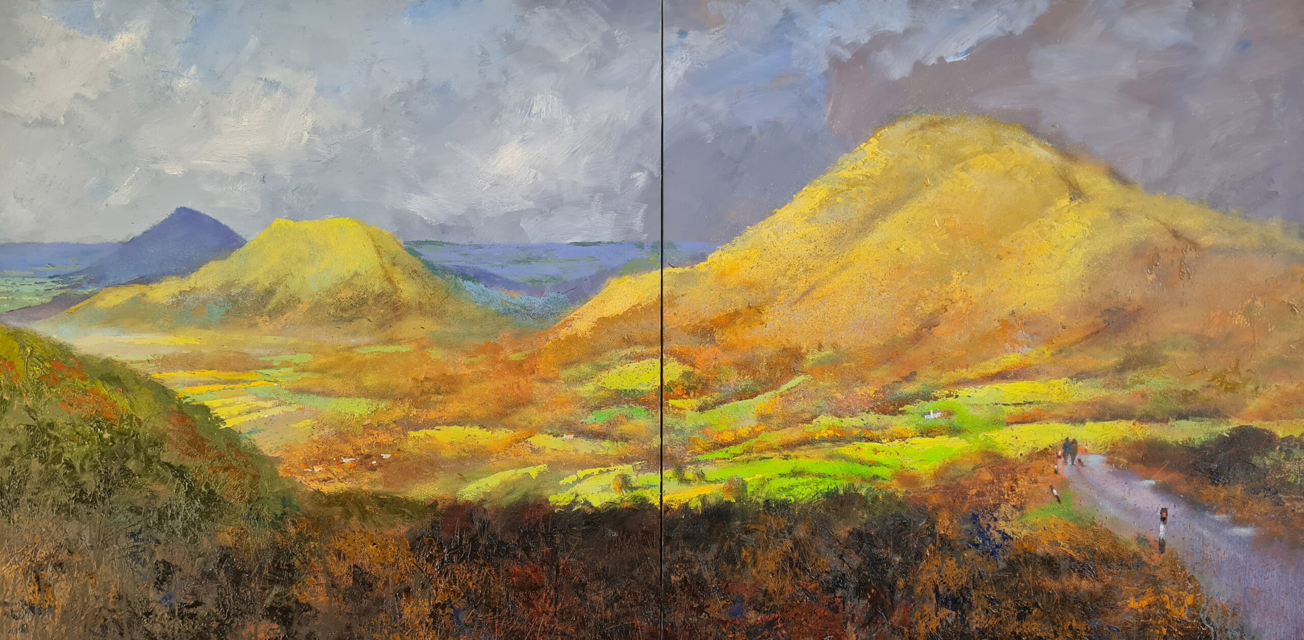 Caer Caradoc To The Wrekin | David Stead, Yorkshire Artist