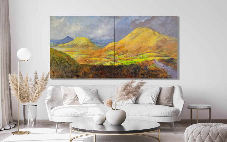 Caer Caradoc To The Wrekin | David Stead, Yorkshire Artist